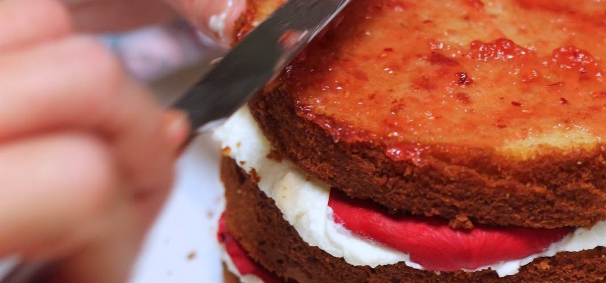 Raspberry Rosewater Tea Cake Recipe | SideChef