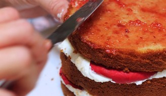 Raspberry Rosewater Tea Cake Recipe | SideChef