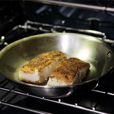 Hazelnut Crusted Halibut with Garlic Mashed Potato Recipe | SideChef