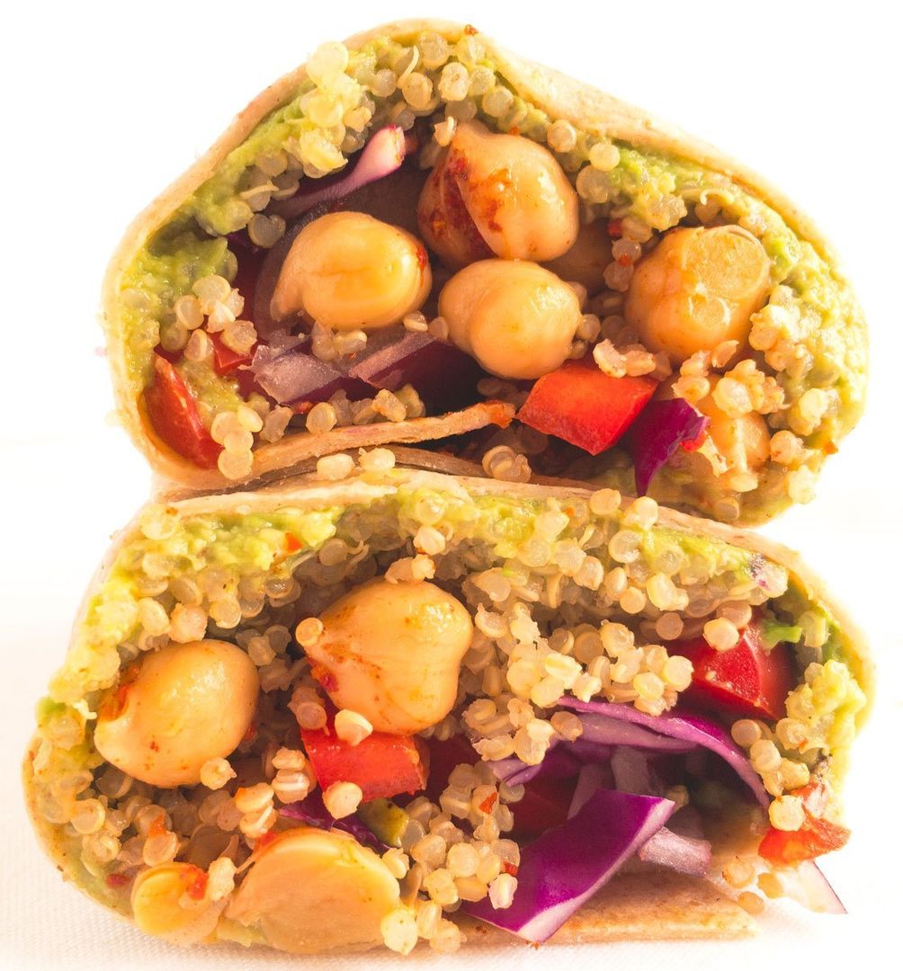 Vegan Crunchy Quinoa Wrap Recipe | SideChef