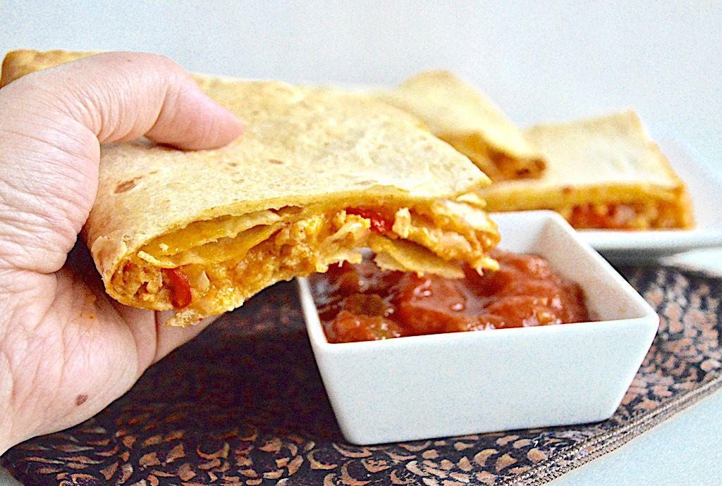 Chicken Fajita Sheet Pan Crunch Wrap Recipe | SideChef
