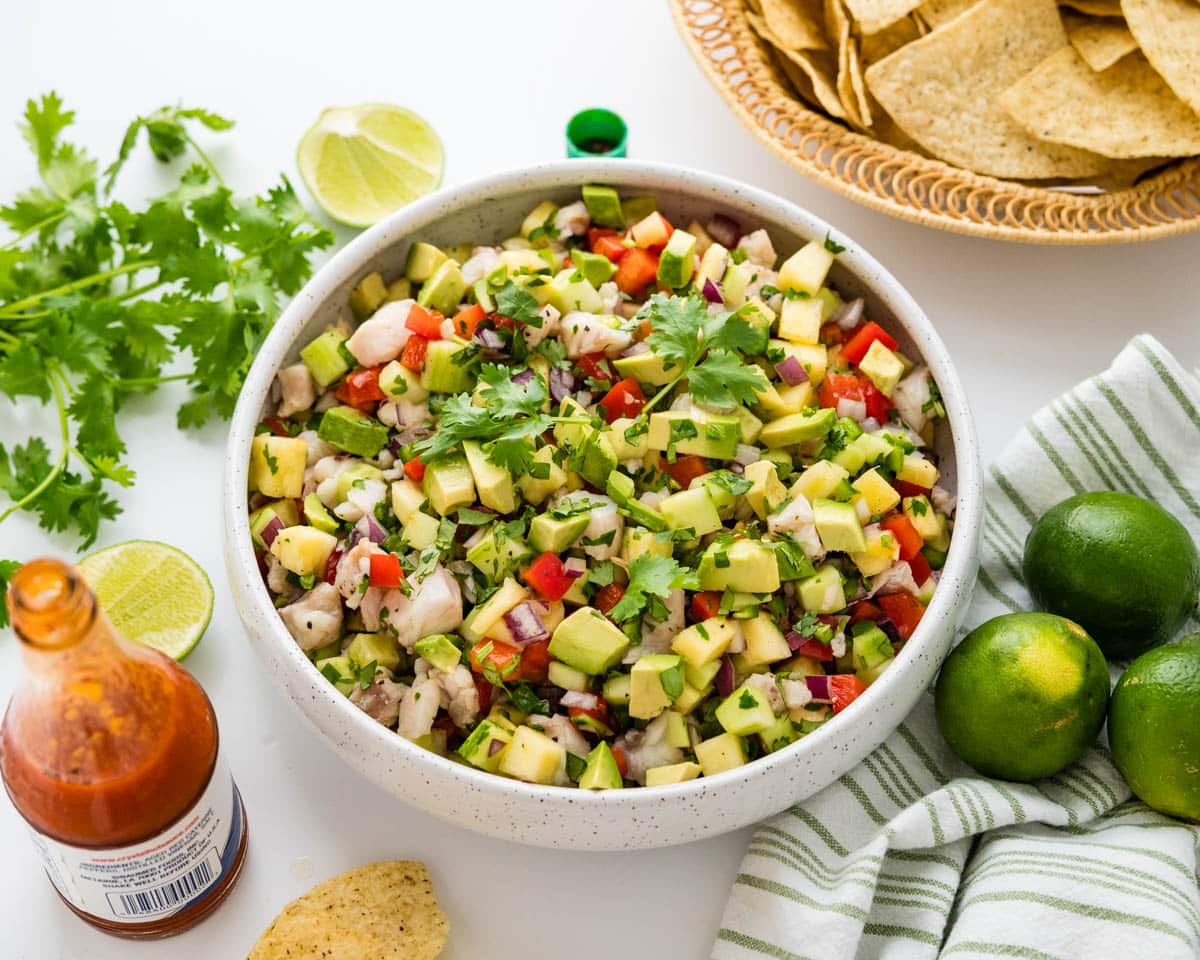 Snapper and Pineapple Ceviche Recipe | SideChef