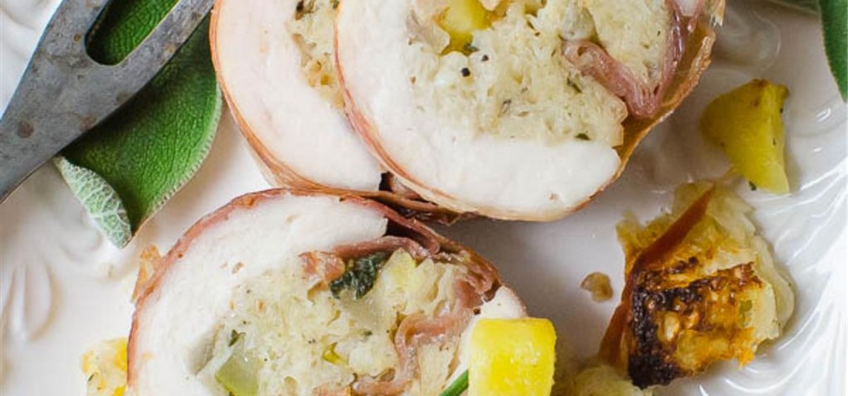 Parmesan Apple Stuffed Turkey Tenderloin Recipe | SideChef