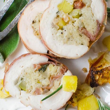 Parmesan Apple Stuffed Turkey Tenderloin Recipe | SideChef