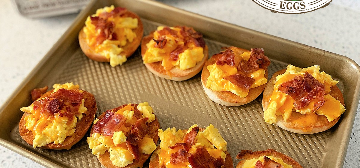 Breakfast Bagel Bites Recipe | SideChef