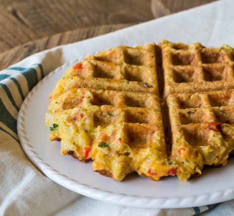 Gluten-Free Savory Cornbread Waffles Recipe | SideChef