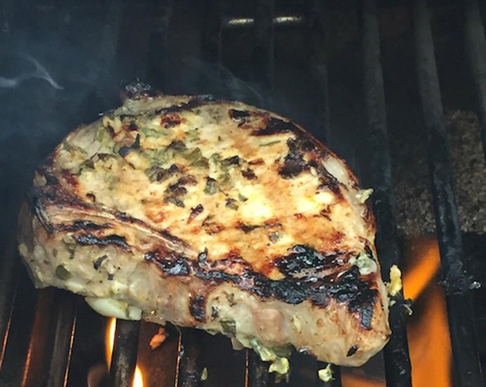 Grilled Pork Chops with Garlic Lime Mojo Recipe | SideChef