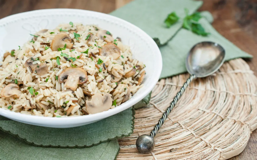 Mushroom Herb Rice Recipe | SideChef