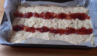 Jam Donut Tray Bake Recipe | SideChef