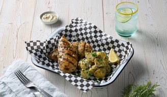Sally's Grilled Chicken and Potato Salad Recipe | SideChef
