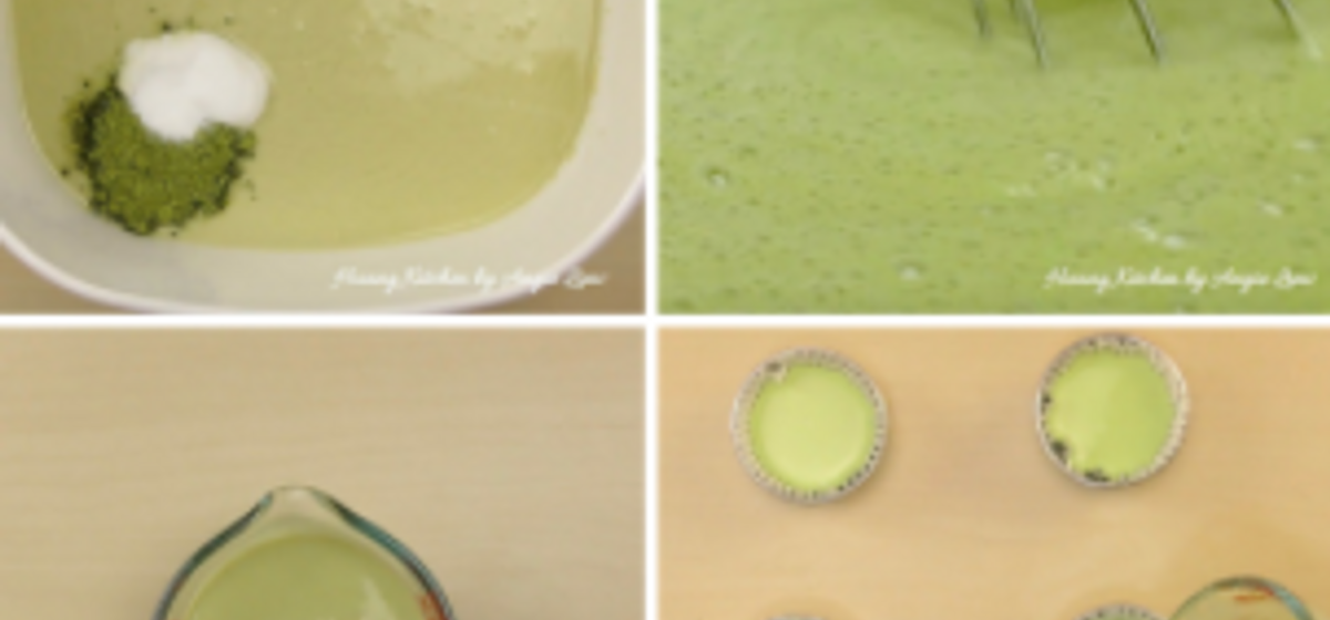 Steamed Matcha Muffins 绿茶发糕 Recipe | SideChef