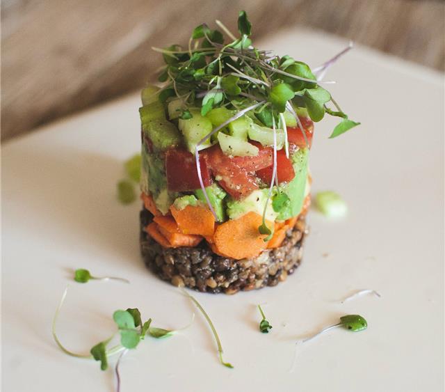 Early Spring Stacked Salad Recipe | SideChef