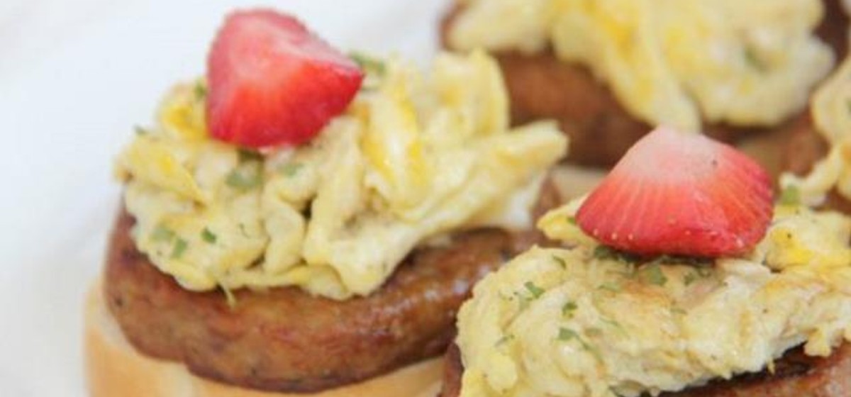 Sausage and Egg Breakfast Stacks Recipe | SideChef