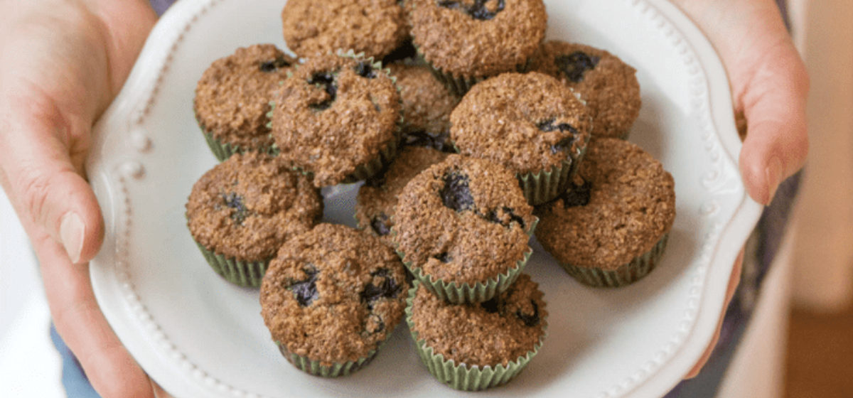 Blueberry Flax Oat Bran Muffins Recipe Sidechef