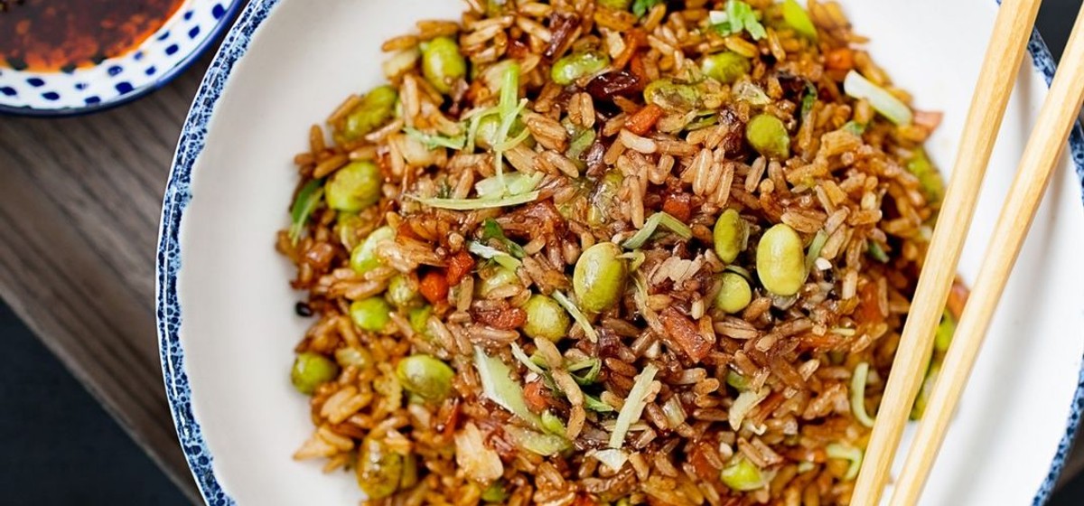 Mixed Mushrooms and Edamame Fried Rice Recipe | SideChef