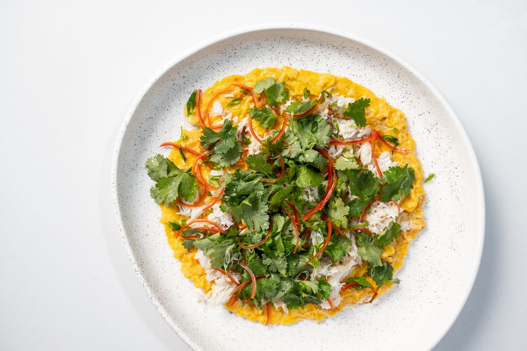 Open Crab Omelette Recipe | SideChef