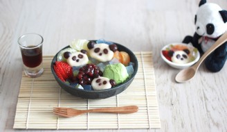 Panda Shiratama Anmitsu Recipe | SideChef