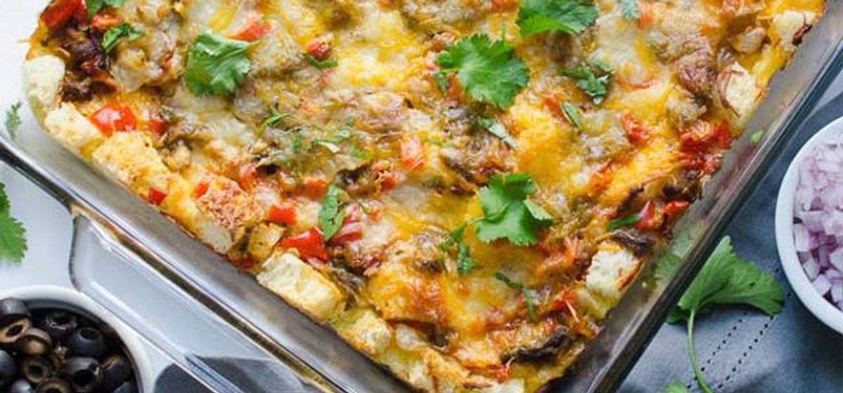 Hatch Chile Breakfast Strata Recipe | SideChef