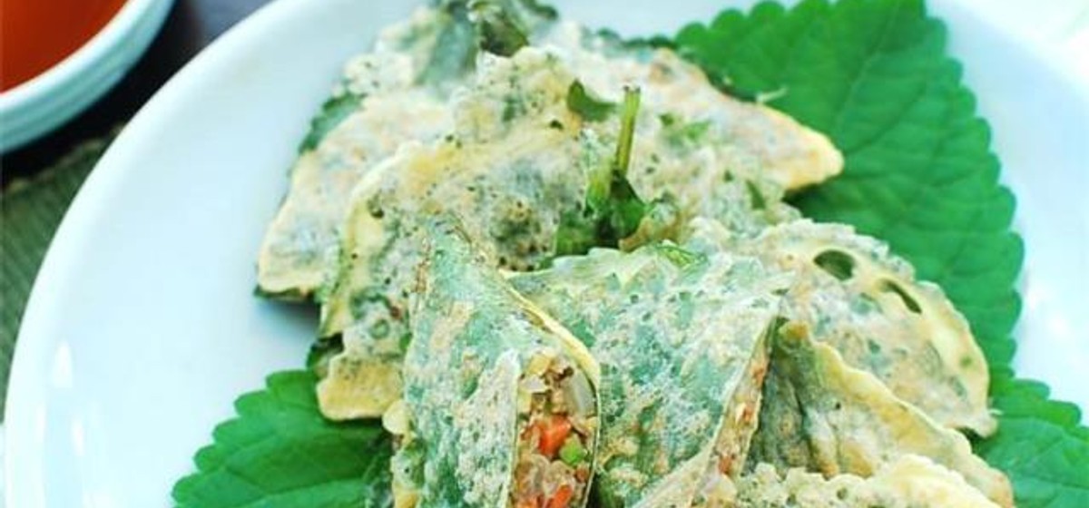 Kkaennip Jeon (Stuffed Perilla Jeon) Recipe | SideChef