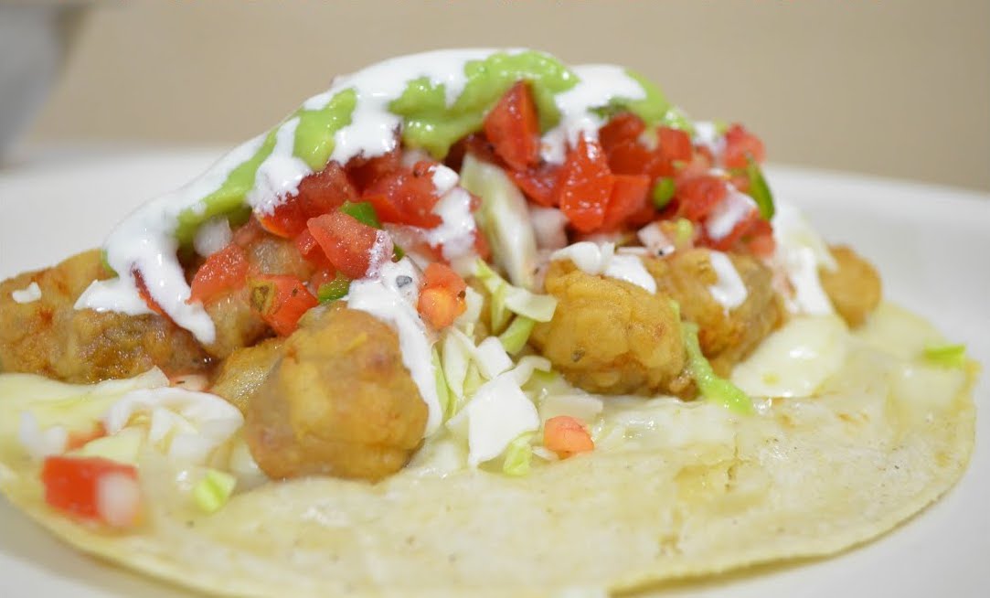 Crispy Snapper Tacos with Green Salsa and Lime Crema Recipe | SideChef