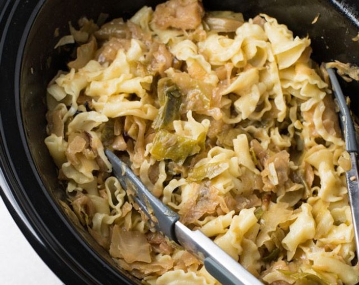 Slow Cooker Haluski (Cabbage and Noodles) Recipe | SideChef