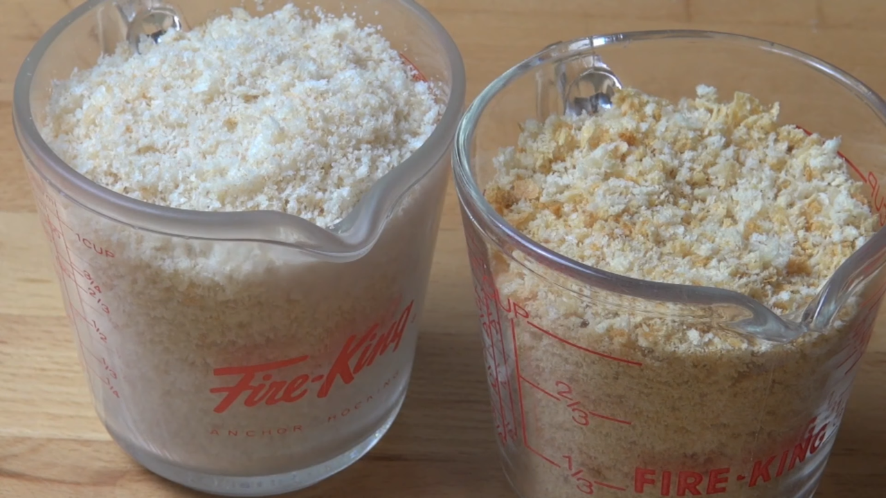 Fresh and Dried Breadcrumbs Recipe | SideChef