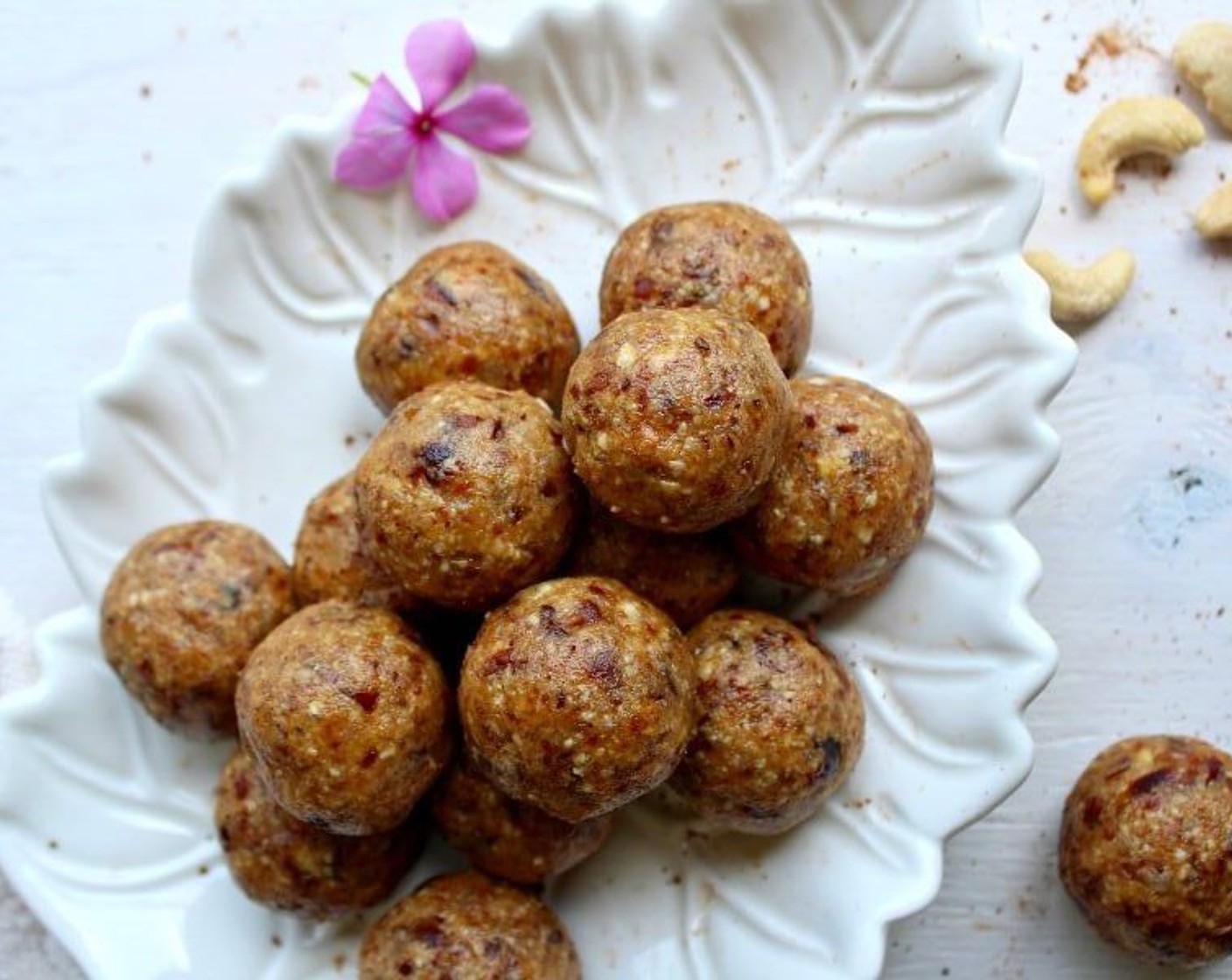 Cashew Pear Energy Protein Balls - SideChef