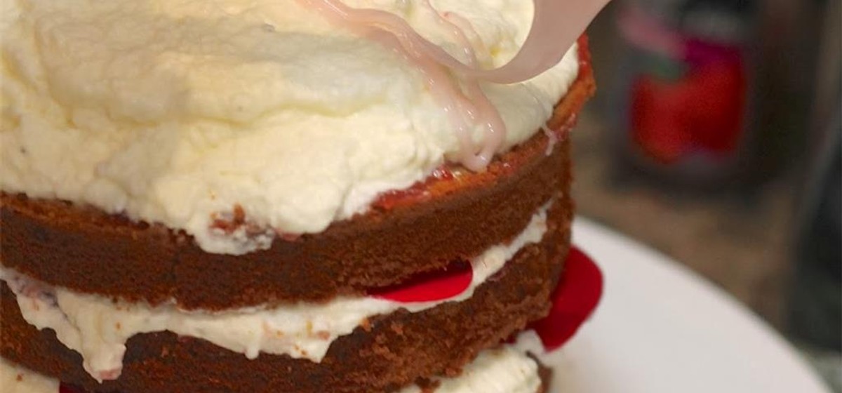 Raspberry Rosewater Tea Cake Recipe | SideChef