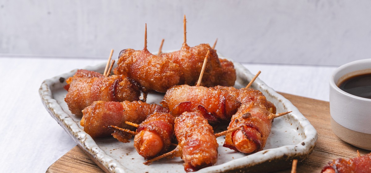 Sweet and Spicy Bacon Wrapped Little Smokies Recipe | SideChef