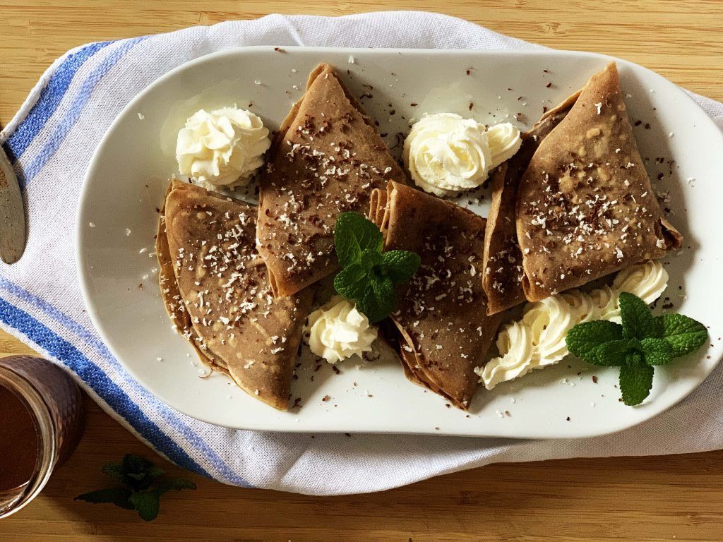 Vegan Chestnut Crepes Recipe | SideChef