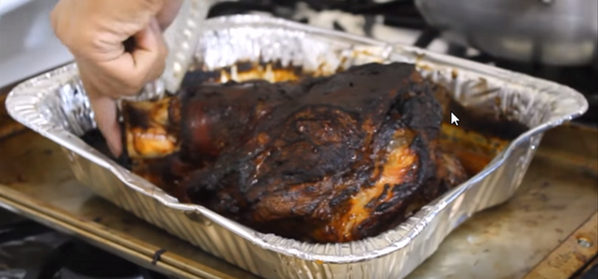 Dominican Roast Pork Shoulder - Pernil Al Horno Recipe | SideChef