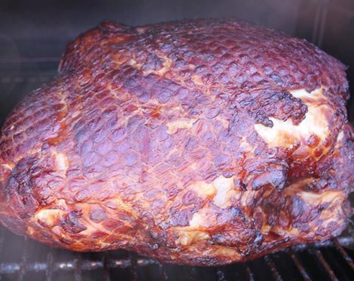 Maple-Glazed Whole Smoked Ham Recipe | SideChef