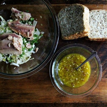 Smoked Trout and Avocado Salad Toasts Recipe | SideChef