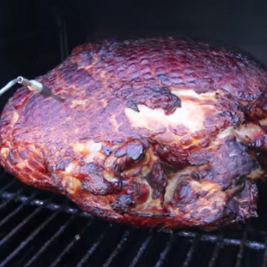 Maple-Glazed Whole Smoked Ham Recipe | SideChef