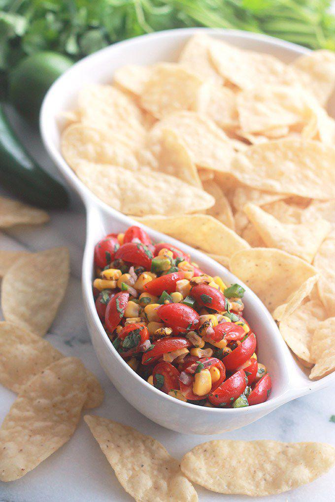 Fire-Roasted Corn Pico Style Salsa Recipe | SideChef