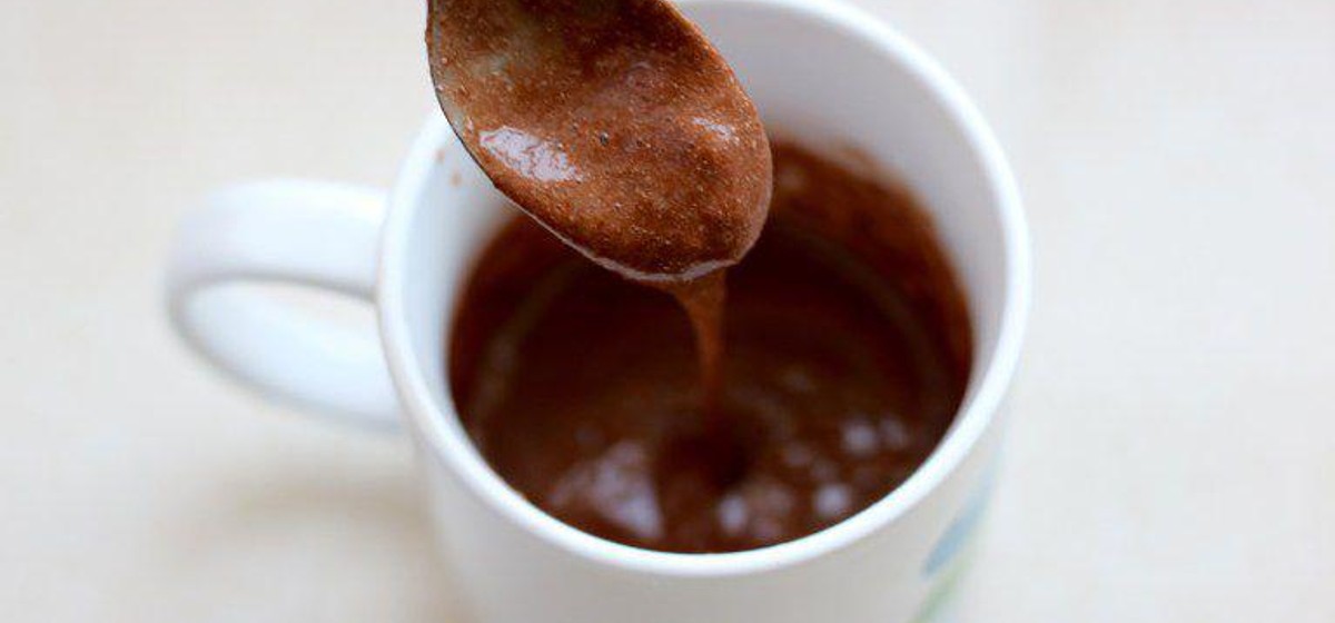3 Minute, 4 Ingredient Hot Chocolate Mini Mug Cake Recipe | SideChef