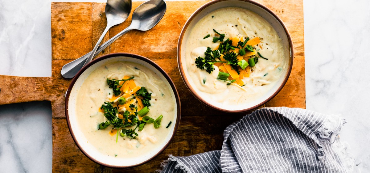 Roasted Cauliflower Potato Soup Recipe Sidechef