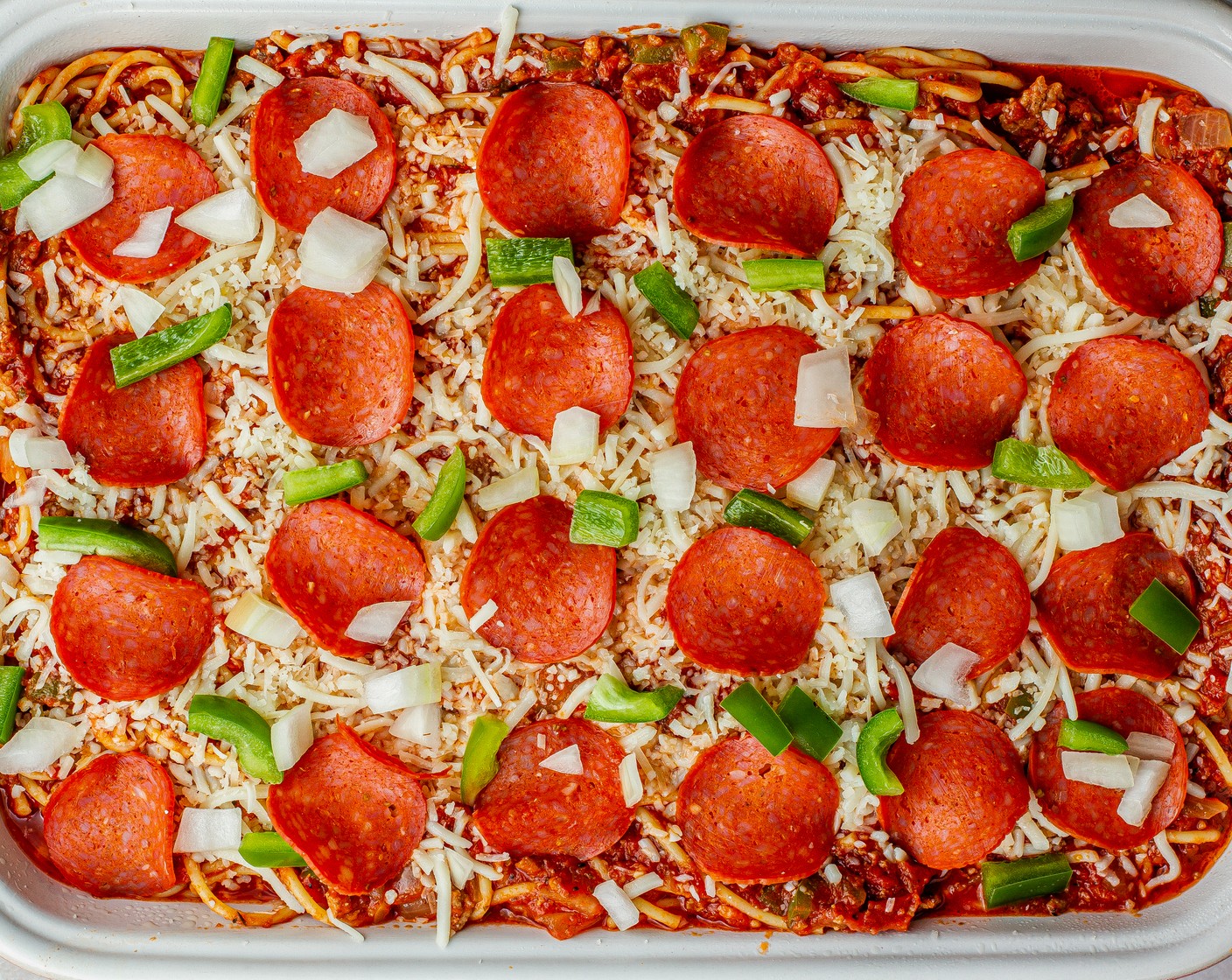 Baked Deep Dish Pizza Spaghetti Recipe Sidechef