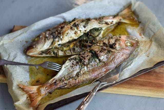 Herb-Stuffed Silver Fish Recipe | SideChef