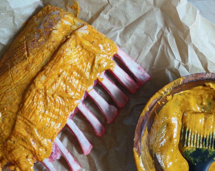 Spiced Grilled Rack of Lamb Recipe | SideChef