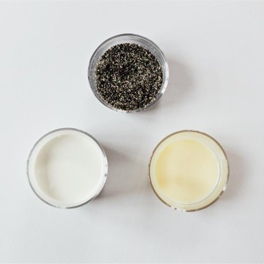 Lilac Gray Sesame Coconut Popsicle Recipe | SideChef