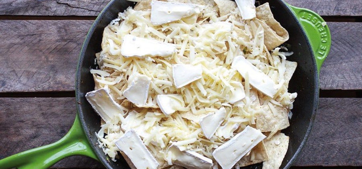 Cranberry, Butternut Squash & Brie Skillet Nachos Recipe | SideChef