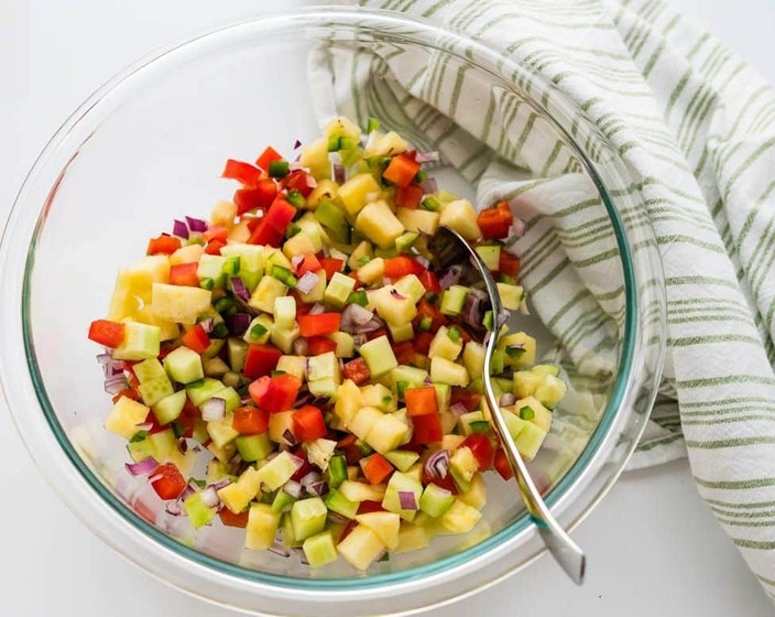 Snapper and Pineapple Ceviche Recipe | SideChef