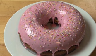 Giant Donut Cake Recipe | SideChef
