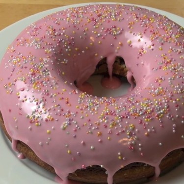 Giant Donut Cake Recipe | SideChef