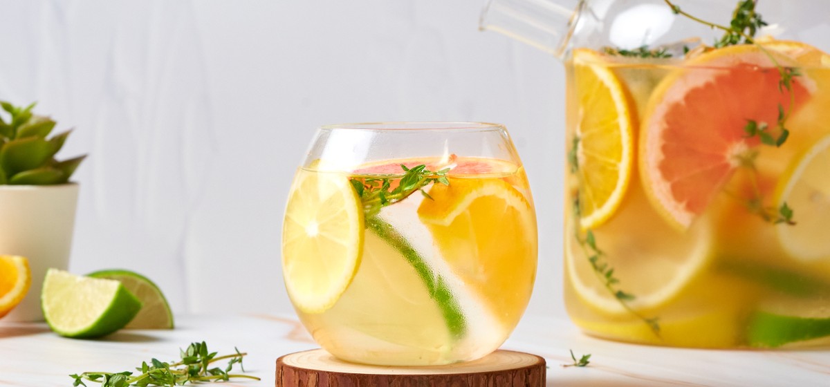 Rainbow Citrus Infused Water Recipe | SideChef