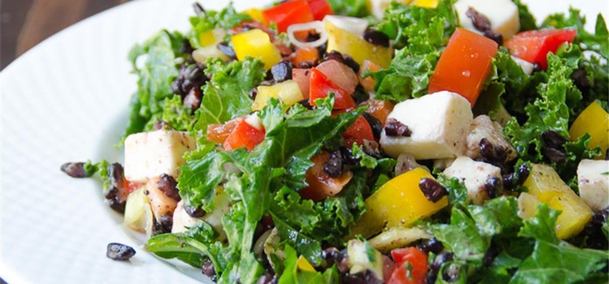 Tangy Italian Black Rice Salad Recipe | SideChef