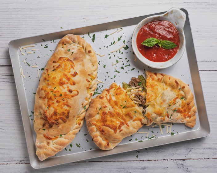 Philly Cheesesteak Calzone Recipe | SideChef