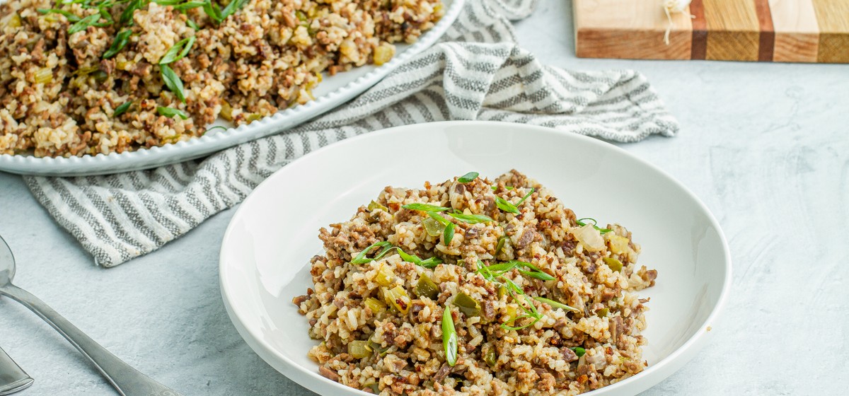 Cajun Dirty Rice Recipe | SideChef
