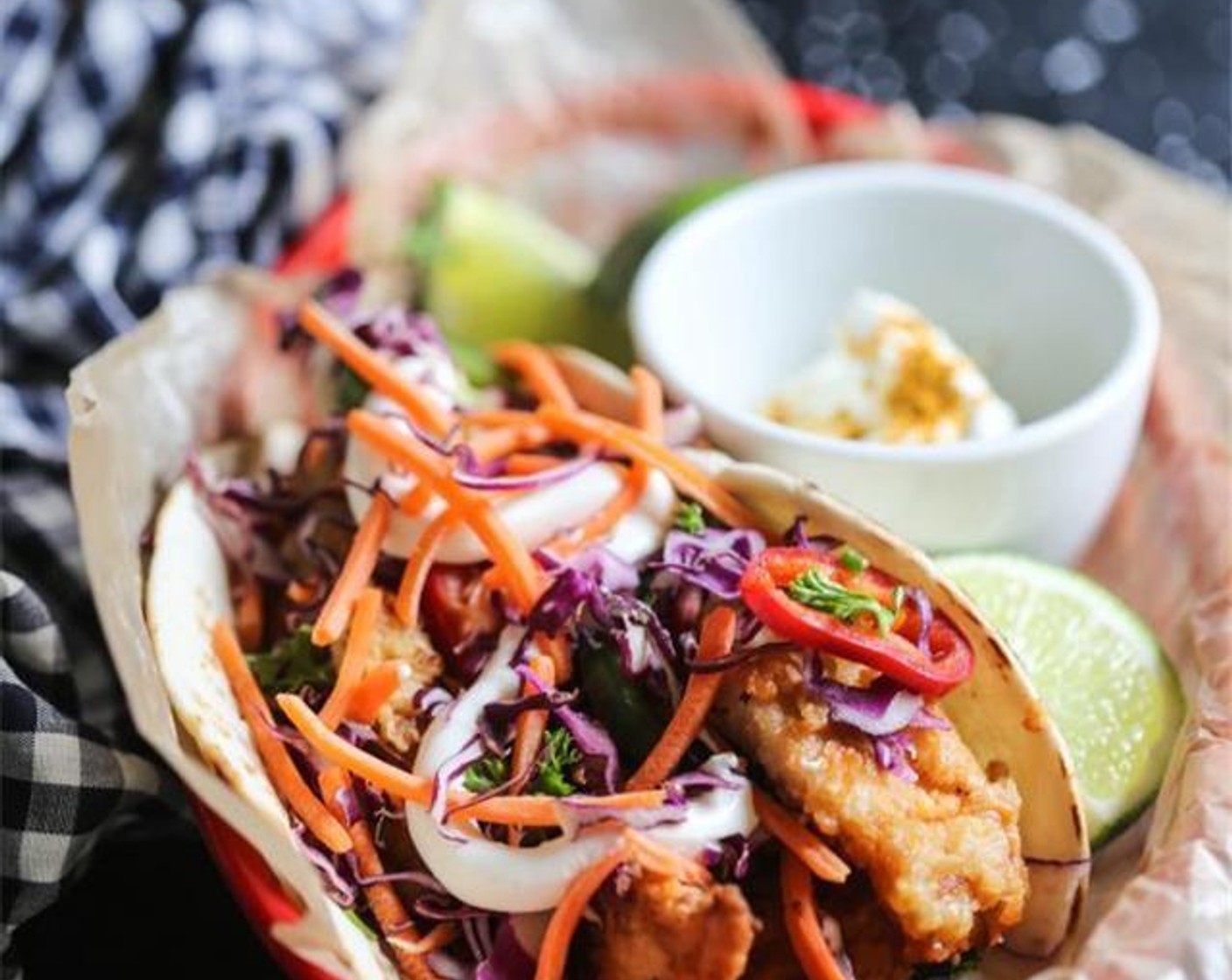 Loaded Fried Chicken Curry Tacos - SideChef